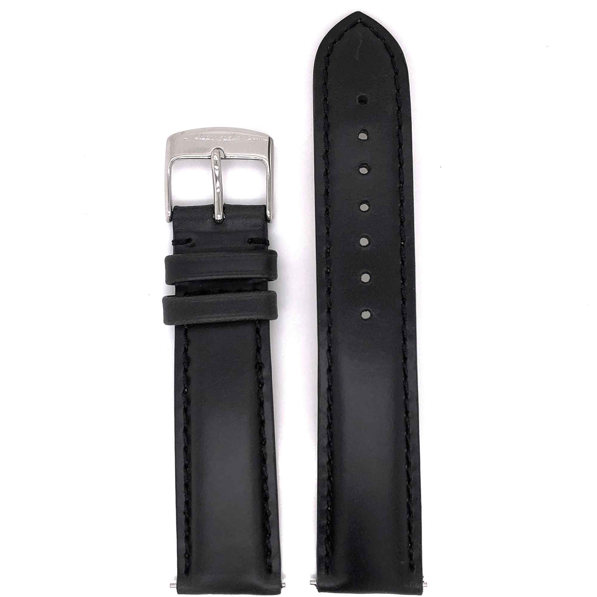 BAND – 20mm Oil Tan Leather Matching Stitch – Baron Pilot Shop