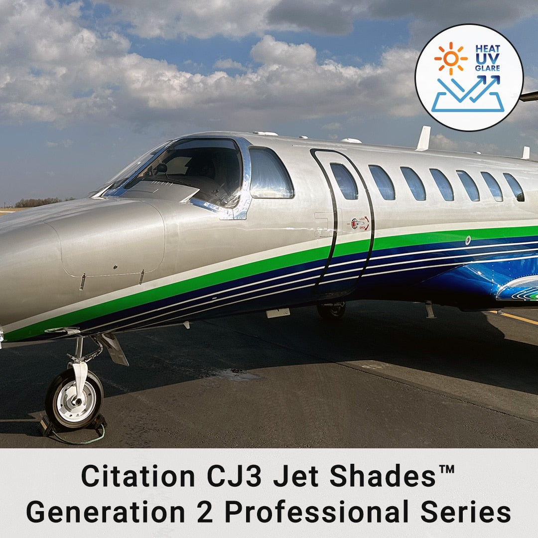 Citation CJ3 Generation 2 Professional Series Jet Shades – Baron Pilot Shop