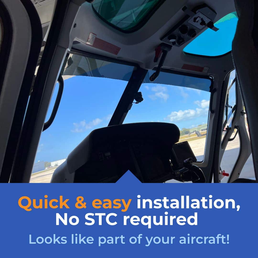 Airbus H125 (AStar AS350) Cockpit & Cabin Sun Solutions – Baron Pilot Shop