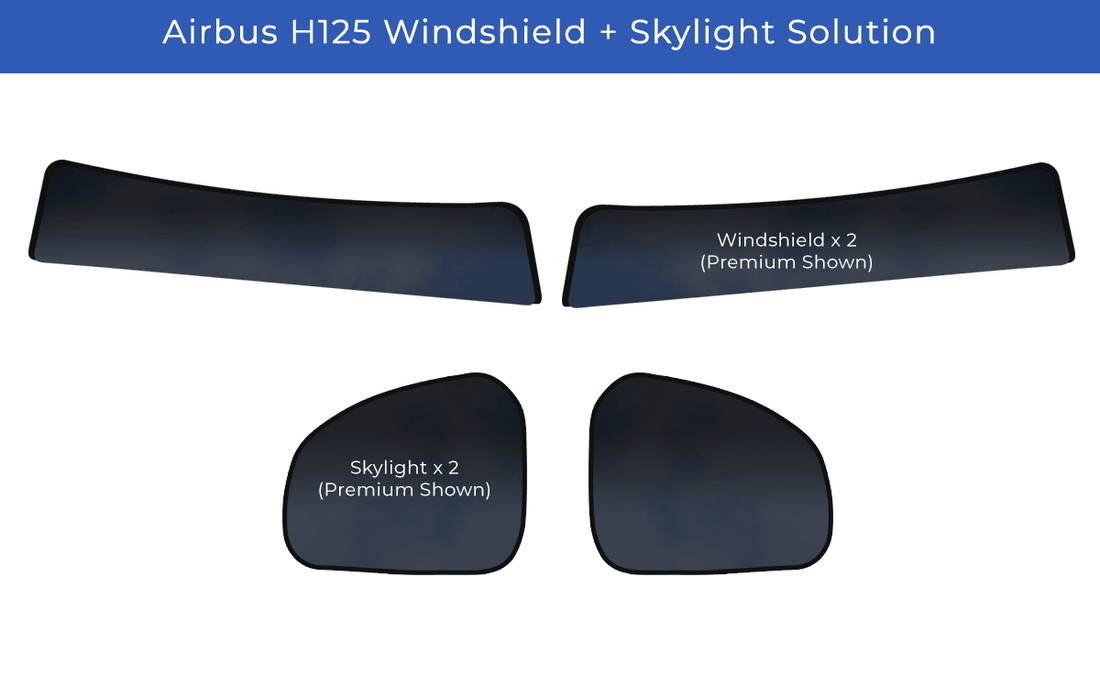 Airbus H125 (AStar AS350) Windshield + Skylight Solution – Baron Pilot Shop