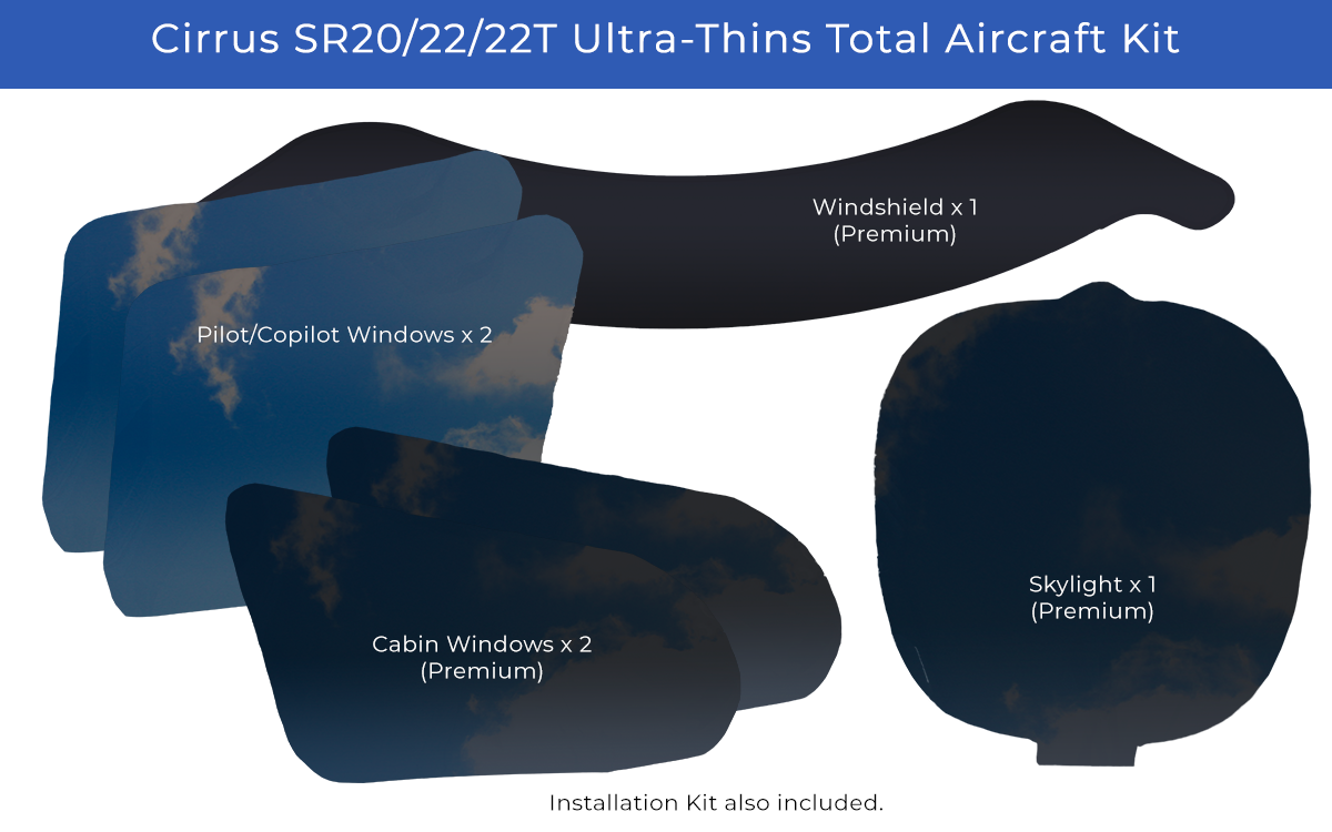 Cirrus SR20/22/22T G3, G5, G6 Precut Ultra-Thins Kit – Baron Pilot Shop